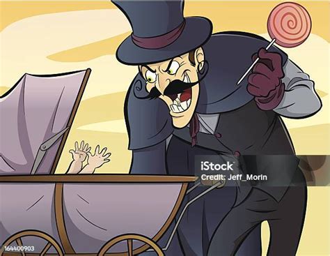 Ilustración De Villano Robar Candy De Un Bebé Y Más Vectores Libres De