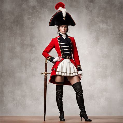 Sexy Brunette 18th Century British Redcoat Officer By Wackytaz On