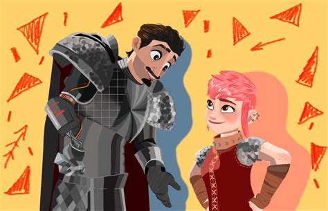 Nimona Fanart Bolt Movie Fanart Nimona Fan Art Ambrosius Nimona And