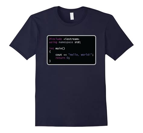Hello World C Programming Nerd T Shirt T Shirt Managatee