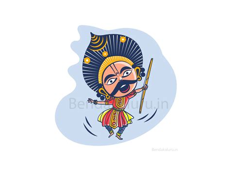 Yakshagana Sketches Easy Adobe Illustrator Tutorials Illustrator