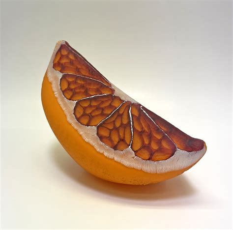 Ruby Wedge Glass Sculpture By Steve Hagan Philabaum Glass