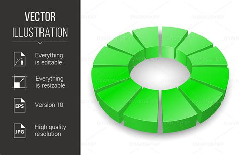 Circular Diagram Vector Image 117302 Templatemonster
