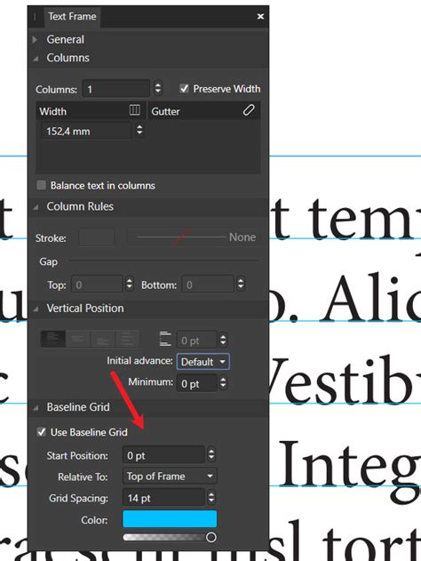 Baseline Grid Issue Feedback For Affinity Publisher V1 On Desktop