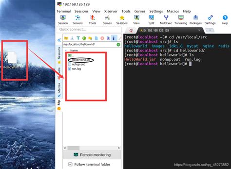 操作系统实验四：程序部署（linux环境shell脚本部署jar）mobaxterm 运行sh脚本 Csdn博客