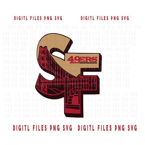 Forty Niners Creative Logo Digital Image Png Svg San Fransis Inspire