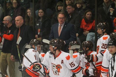 Bgsu Reinstates Hockey Head Coach Ty Eigner After Investigation Into Hazing Allegations Bg