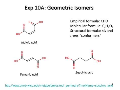 Ppt Exp 10a Geometric Isomers Powerpoint Presentation Free Download