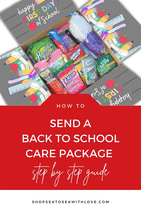 How To Put Together A Back To School Care Package