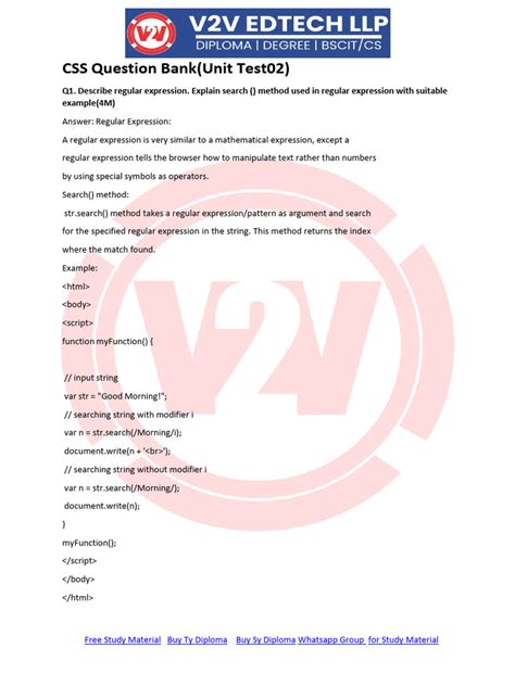 Css Question Bank For Test Pdf Cookie World Wide Web