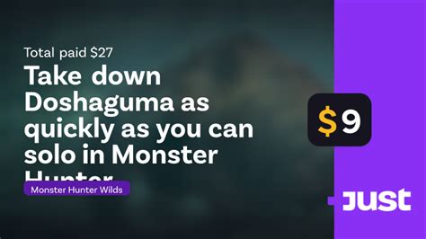 Take Down Doshaguma As Quickly As You Can Solo In Monster Hunter Wilds