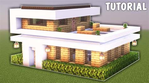 Minecraft Modernes Haus Bauen Tutorial 🛠️ Youtube
