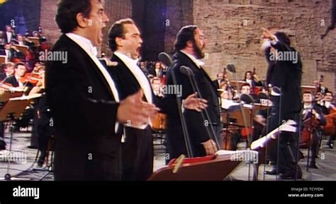 Pavarotti The Three Tenors From Left Placido Domingo Jose Carreras