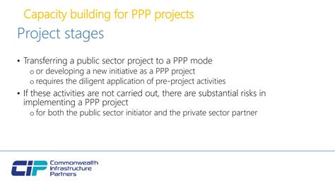 Capacity Building For PPP Projects PPT