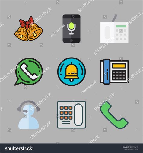 Call Icon Set Vector Set About Stock Vector Royalty Free 1202727637