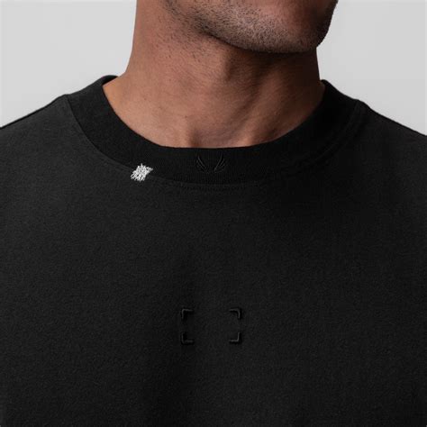 0797 Tech Essential™ Relaxed Tee Black Space Bracket Asrv