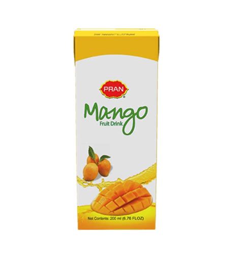 Pran Mango Fruit Drink 200ml