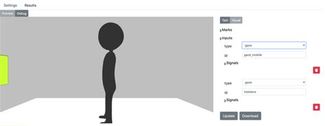 form based gui to facilitate the json editing users can choose