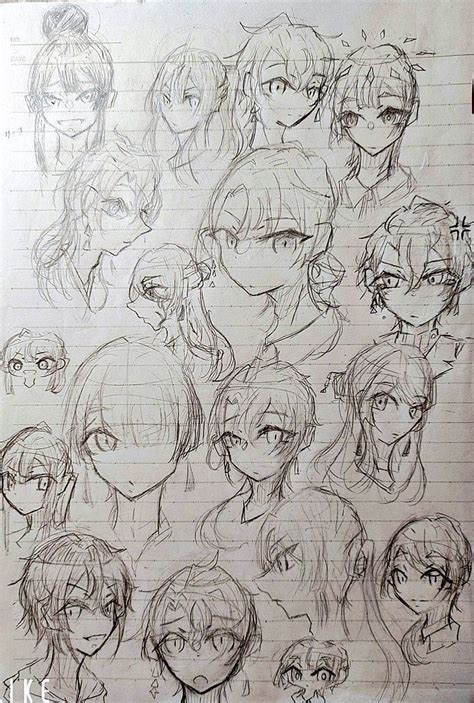「授業中メモ帳に描いたイダとユウレイトウキョウイダ 」夢野まや低浮上の漫画