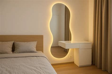 میز آرایش با آینه قدی؛ 10 میز توالت با آینه مناسب اتاق خواب