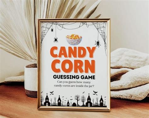 Fall Candy Corn Guessing Game How Many Candy Corns Are In Jar Fall