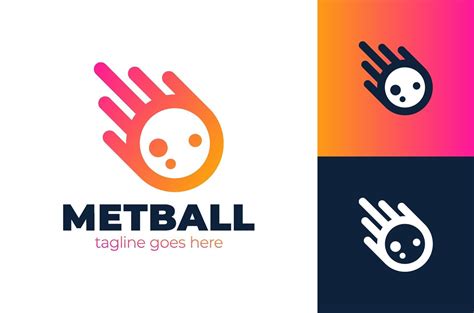 Impact Meteor Logo With Tail Vector Icon Illustration Meteor Logo