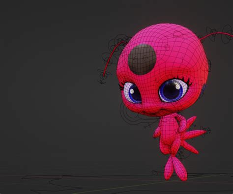 Artstation Kwami Tikki Rigged Game Assets