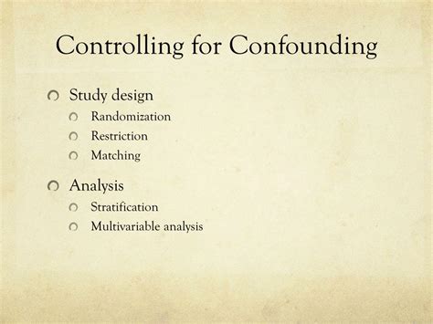 Ppt Causal Inference In Epidemiology A Primer On Bias And Confounding Powerpoint Presentation