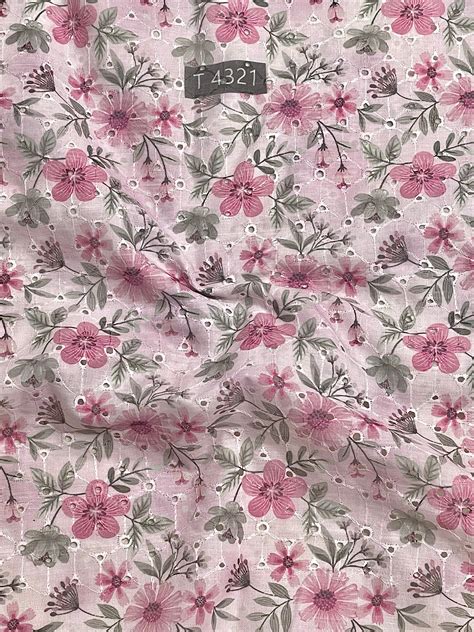 Floral Printed Cotton Hakoba The Wardrobe Fabrics