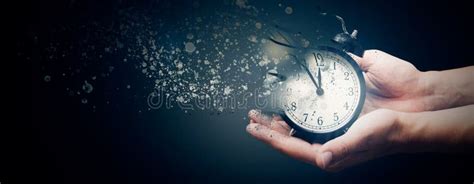 Concept Of Passing Away The Clock Breaks Down Stock Image Image Of