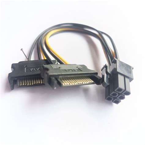 Dual Sata To 6 Pin 2x Sata To 6 Pin Pcie Daraz Lk
