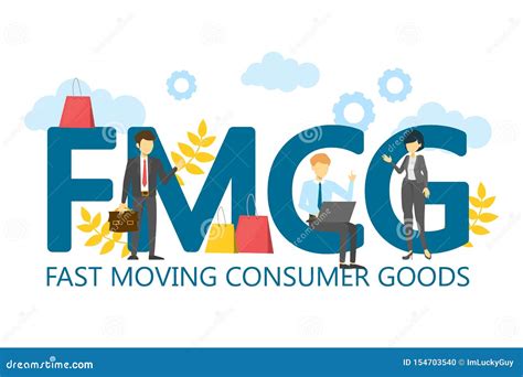 Fmcg Or Fast Moving Consumer Goods Royalty Free Illustration