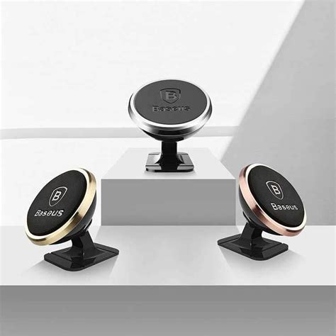 Baseus Auto Magnet KFZ Halterung 360 Grad Gold SwissCover Ch
