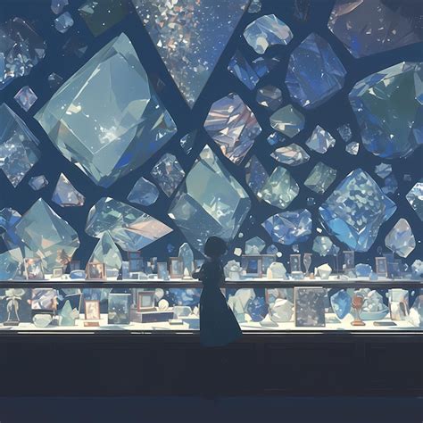 Premium Photo Ethereal Gemstone Display Captivating Jewels