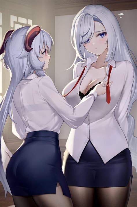Schoolgirl Ganyu By Shotz Rganyu