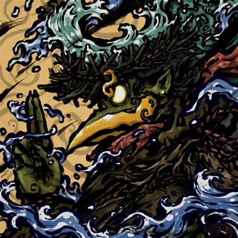 Duck Zap On Twitter 👹 Kappa Yokai Art By Duckzap