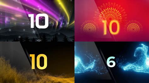 Decorative Christmas Tree Holiday With 10 Sec Countdown Hd Youtube