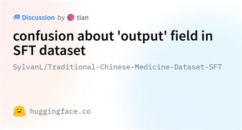 Sylvanltraditional Chinese Medicine Dataset Sft · Confusion About
