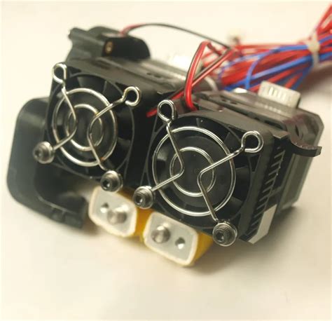 MK Dual Extruder Assembly Full Kit Mm Nema Motor Compatible Flashforge Wanhao CTC D