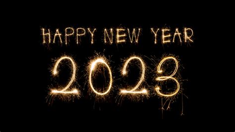 Happy New Year 2023 Wallpaper 4k Fireworks Sparklers