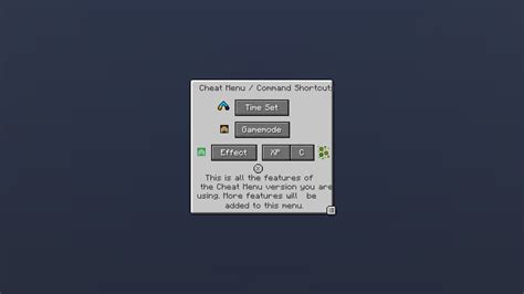 Molitoolas Cheat Menu Minecraft Mods Curseforge