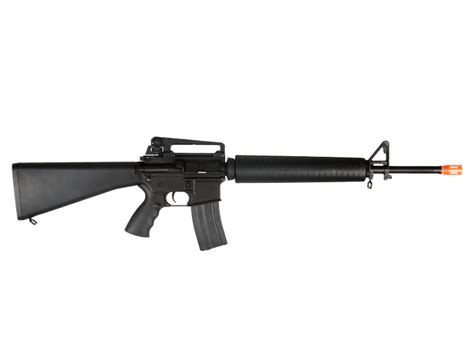 Aandk Airsoft Full Length M16 Aeg Rifle W Full Metal Gearbox Color Bl