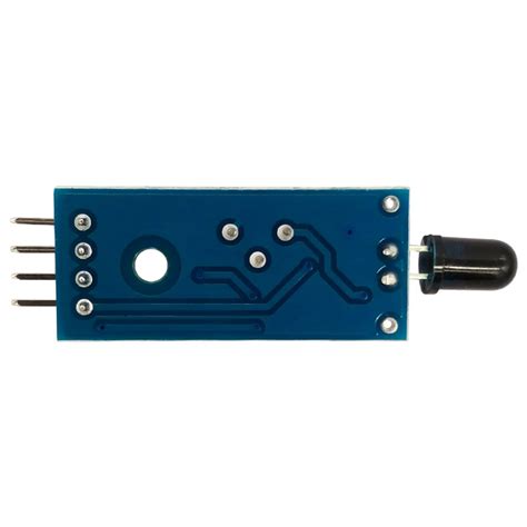 Sensor De Detecção De Chama Ir Lm393 4 Pinos Módulo Com Receptor