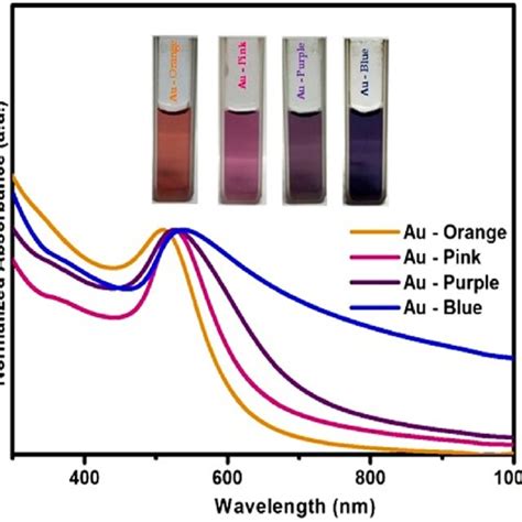 Uv Vis Absorption Spectra Of Synthesized Gold Nanoparticles Download