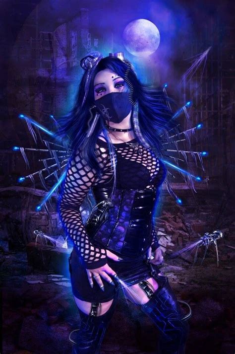 Industrial Cyber Goth Art