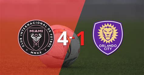 Inter Miami Golea 4 1 A Orlando City Sc Y Gonzalo Higuaí­n Firma
