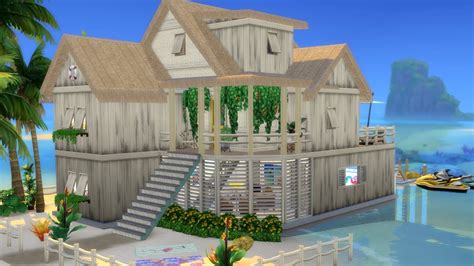 The Sims 4 Island Living Speed Build Youtube