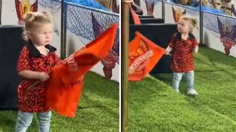 Cutest Video Of The Day Heinrich Klaasens Daughter Cheering For Dad In Srh Vs Mi In Hyderabad