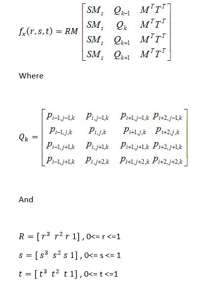 Matlab 3D B Spline Approximation Stack Overflow