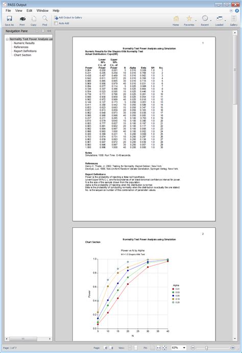 Sample Size For Normality Tests Pass Sample Size Software